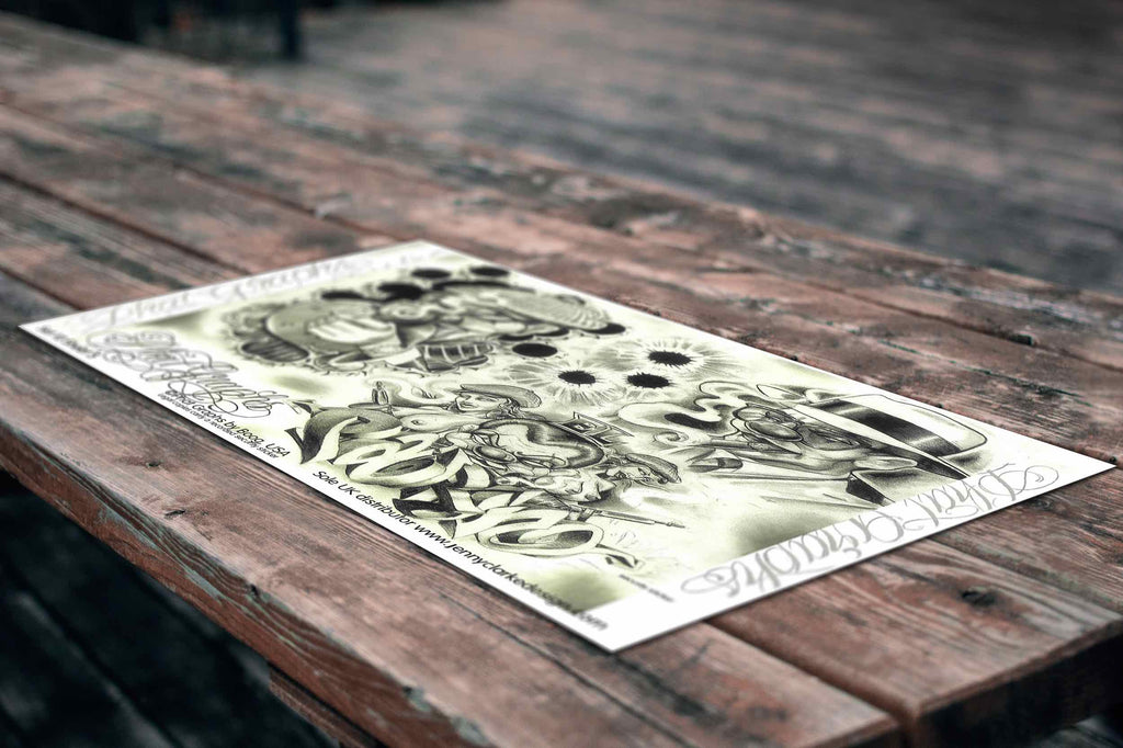 Boog Good & Evil Tattoo Designs by Boog | Jenny Clarke Design