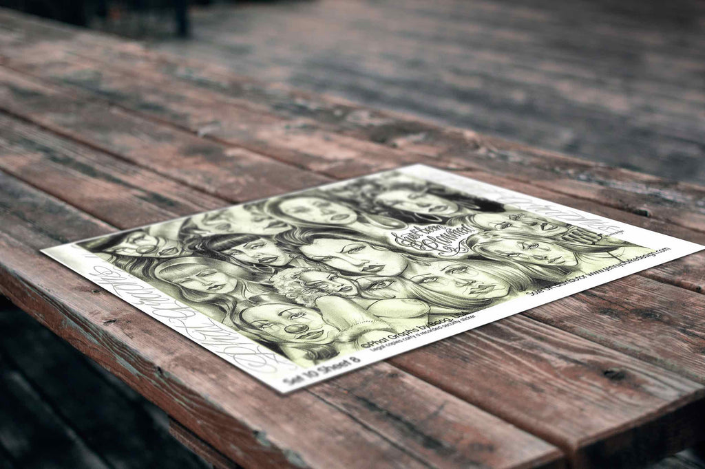 Boog Good & Evil Tattoo Designs by Boog | Jenny Clarke Design