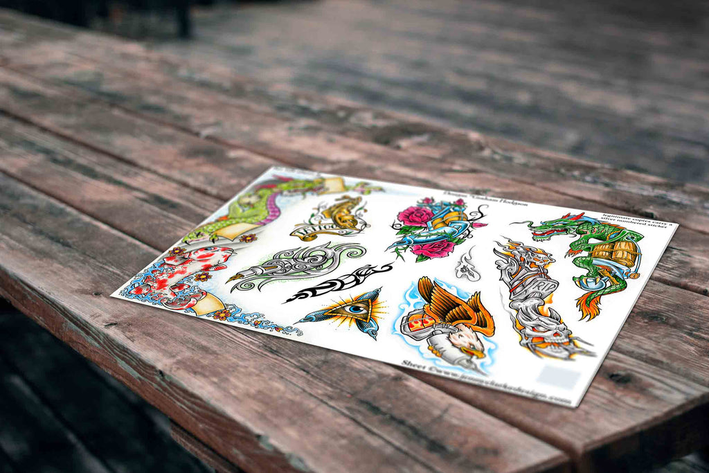 New Traditional Tattoo Designs by Graham Hodgson | Jenny Clarke Design